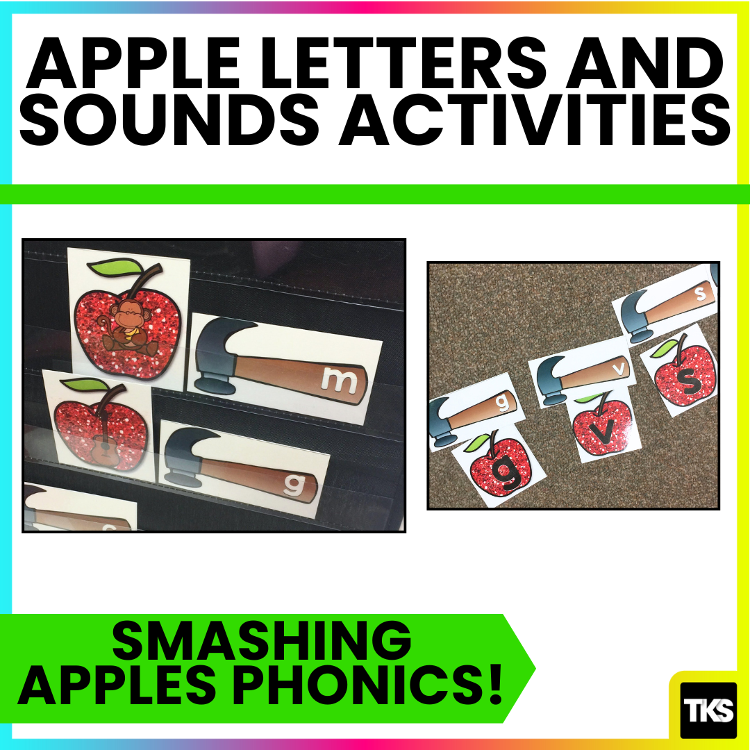 APPLE LITERACY CENTERS: APPLES LETTERS AND SOUNDS – The Kindergarten ...