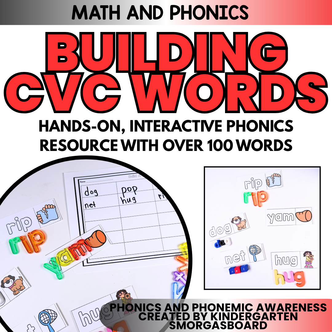 CVC Words Practice: Blending CVC Words! Spelling CVC Words! – The ...