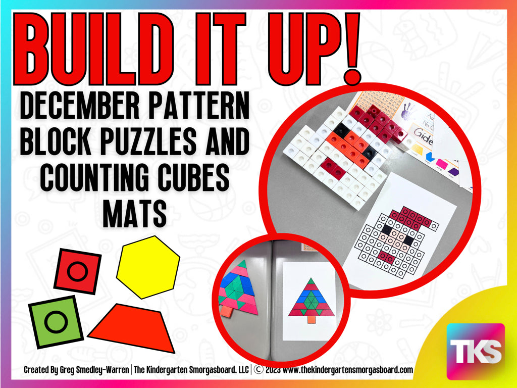 Build It Up! December Pattern Block and Counting Cube Mats – The ...