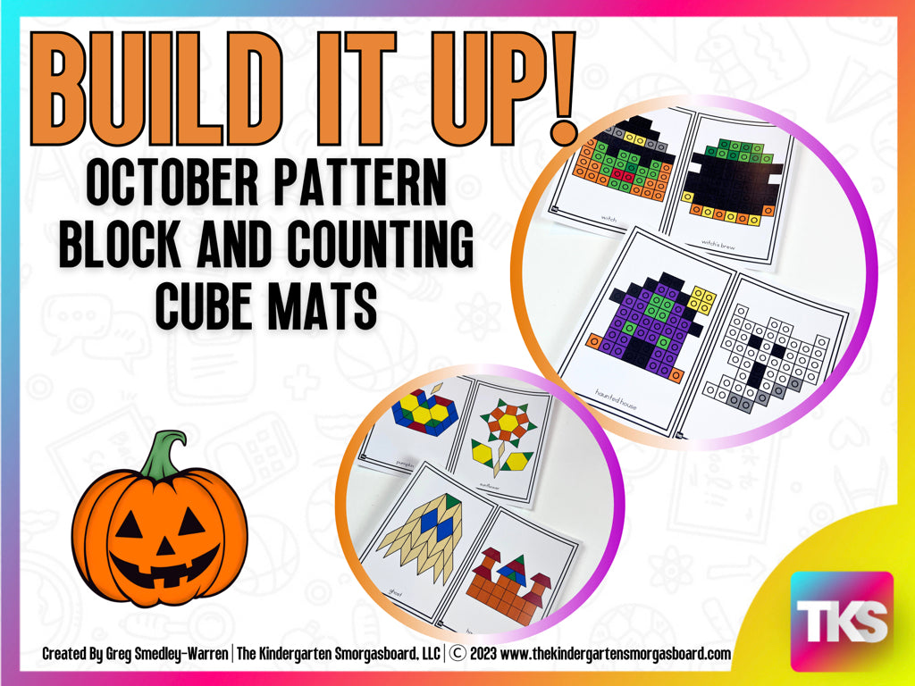 Build It Up! October Pattern Block and Counting Cube Mats – The ...