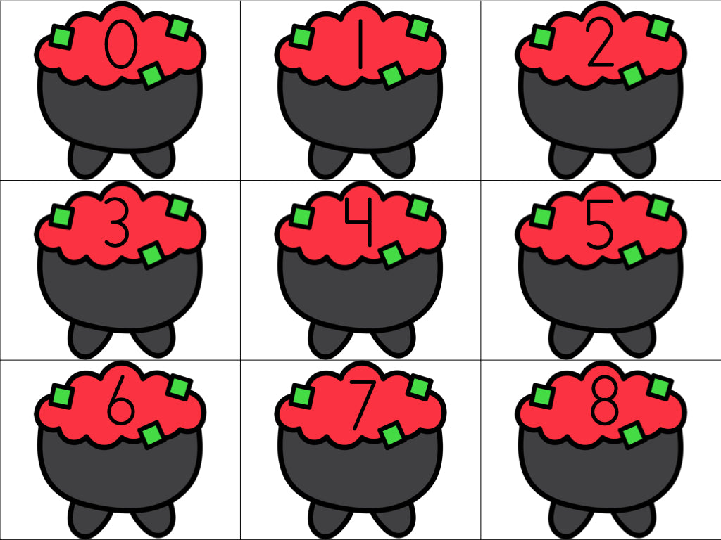 Chips & Dip Number Matching Freebie – The Kindergarten Smorgasboard ...