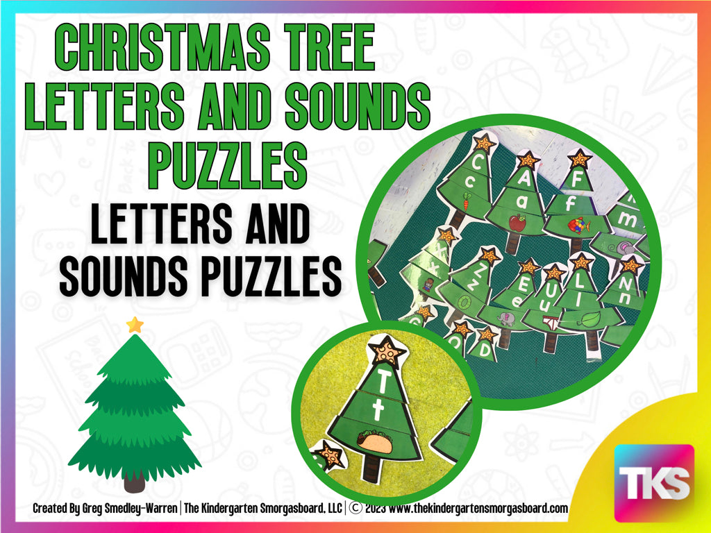 Christmas Tree Letters & Sounds – The Kindergarten Smorgasboard Online ...