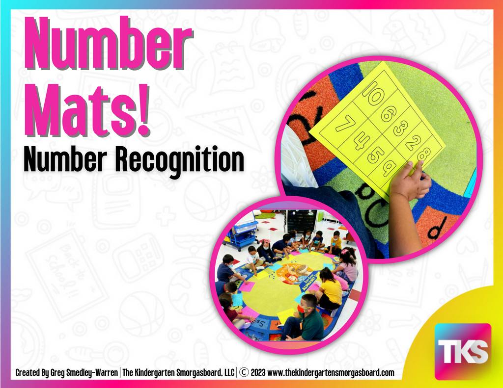 Number Recognition Mats – The Kindergarten Smorgasboard Online Store