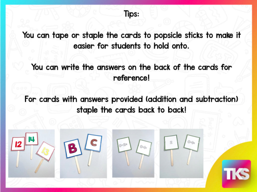 Quiz Quiz Trade: Letters, Sounds, Numbers, and Counting – The ...