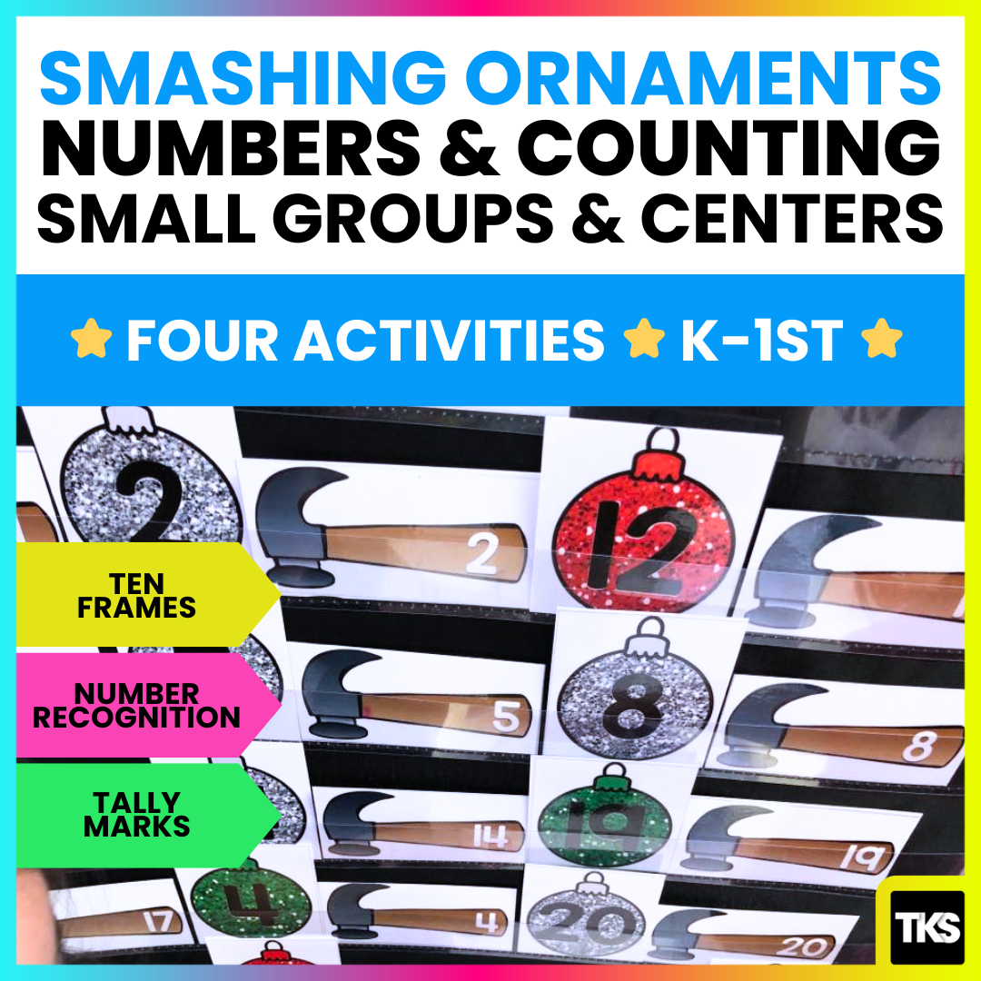 Smashing Ornaments! Christmas Numbers and Counting – The Kindergarten ...