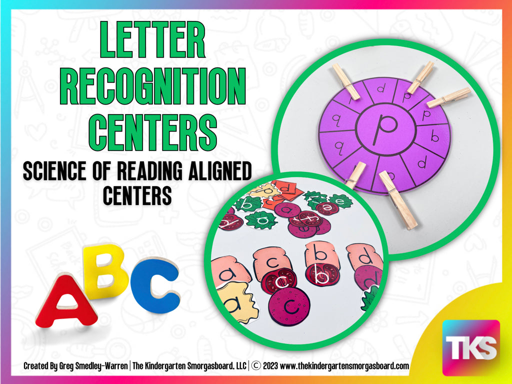 Science of Reading Letter Recognition Centers – The Kindergarten ...