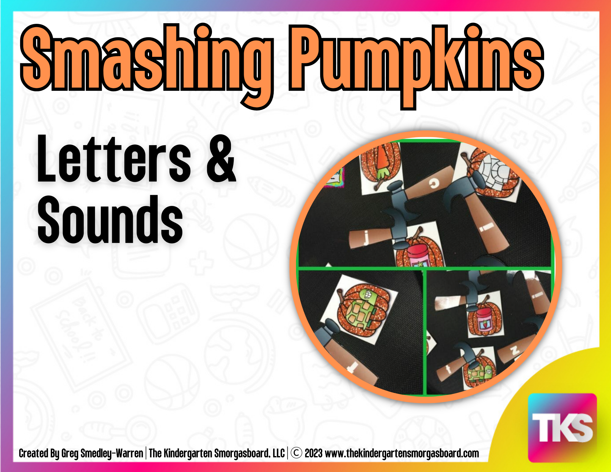 Smashing Pumpkins! Letters and Sounds – The Kindergarten Smorgasboard ...