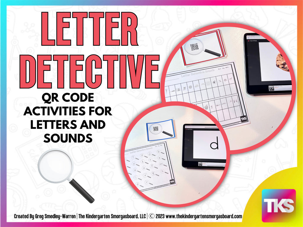 I'm a Letter Detective: QR Codes for Letters and Sounds – The ...