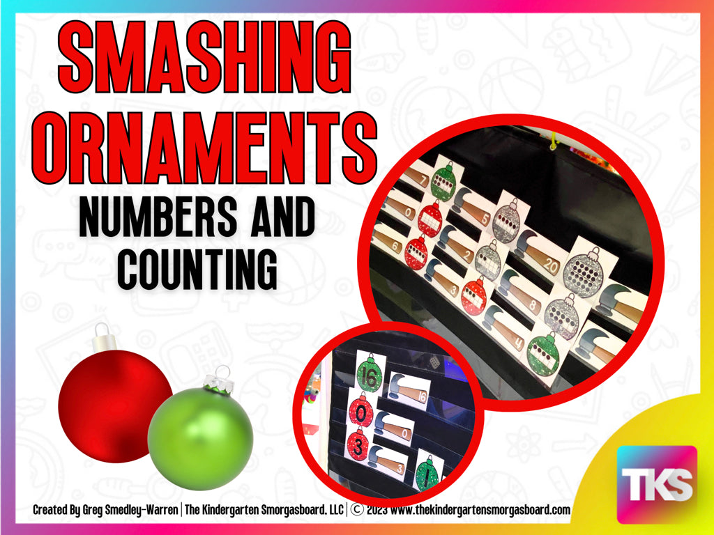 Smashing Ornaments! Christmas Numbers and Counting – The Kindergarten ...