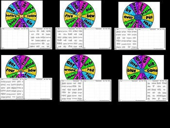 Sparkle Spin Editable Sight Words – The Kindergarten Smorgasboard ...