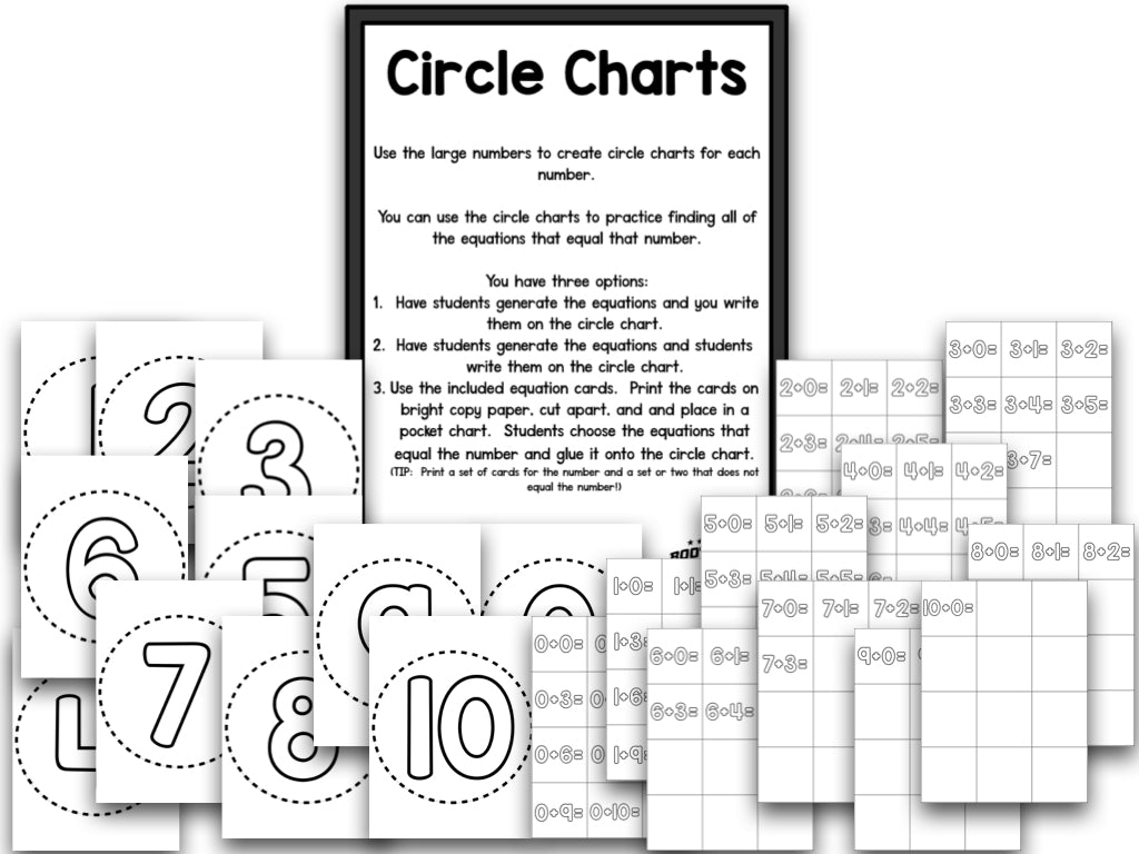 Addition Bootcamp: Adding to 10 (No Theme) – The Kindergarten ...