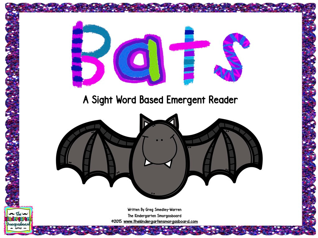 Bats Emergent Reader – The Kindergarten Smorgasboard Online Store