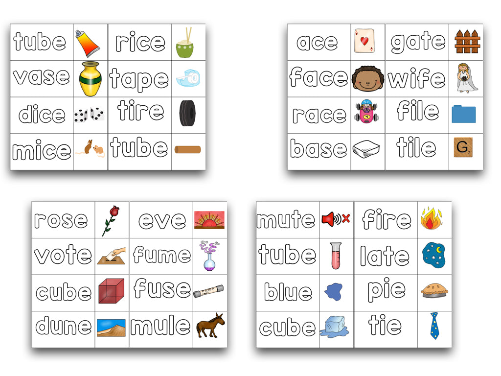 Building CVC-E Words – The Kindergarten Smorgasboard Online Store