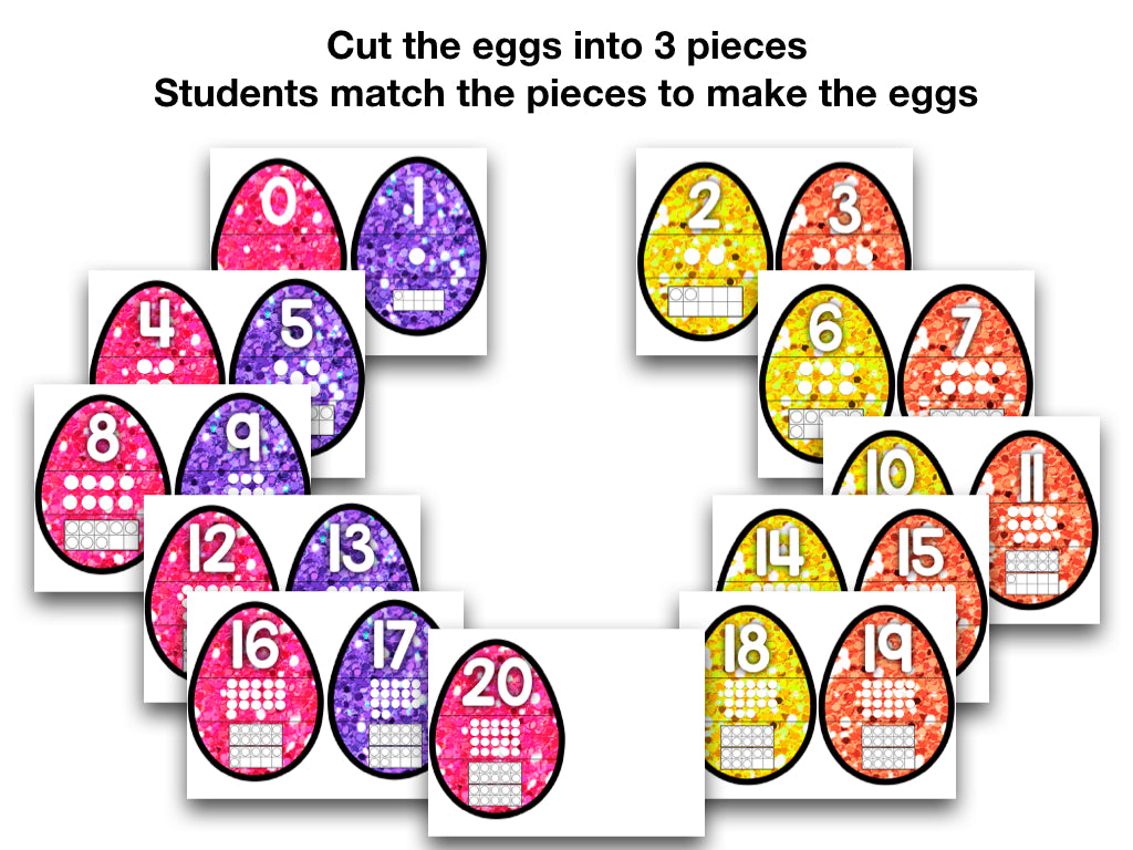 Egg Numbers and Counting – The Kindergarten Smorgasboard Online Store