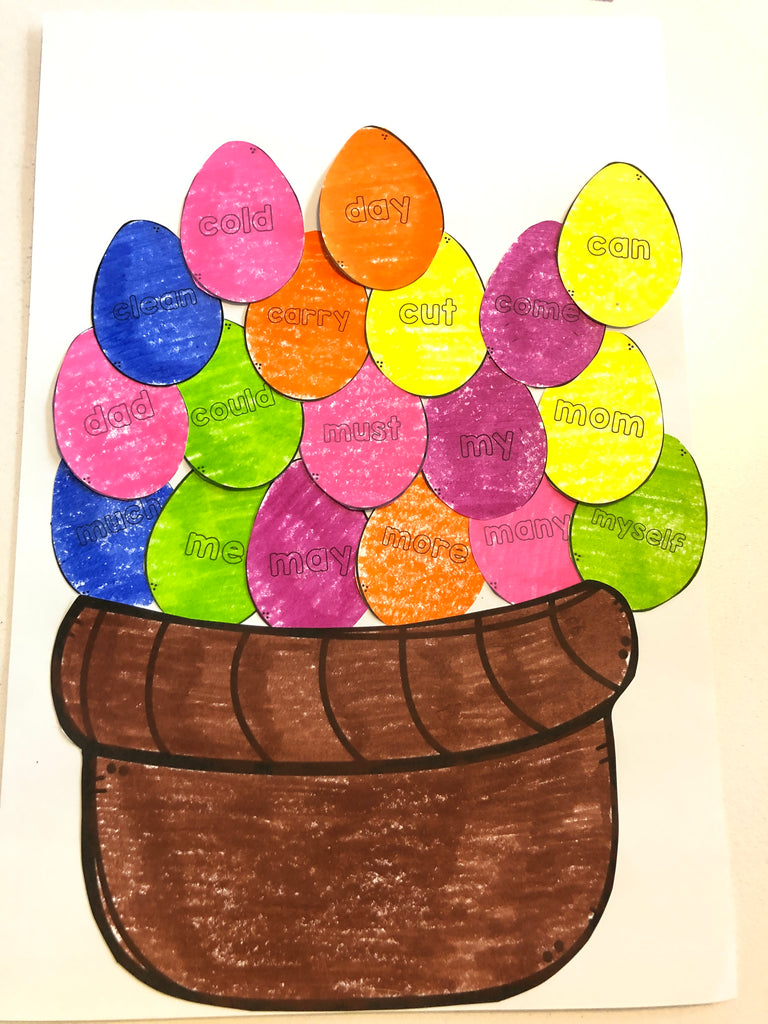 Basket of Sight Words Editable Project – The Kindergarten Smorgasboard ...