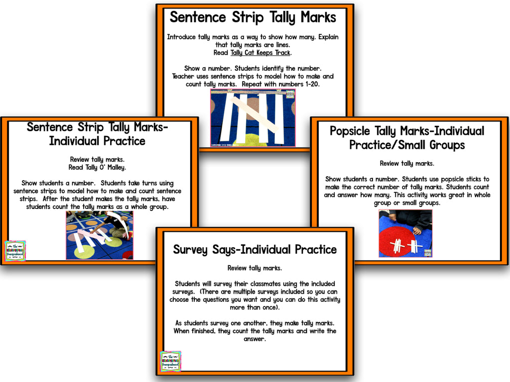 Math It Up! Tally Marks – The Kindergarten Smorgasboard Online Store