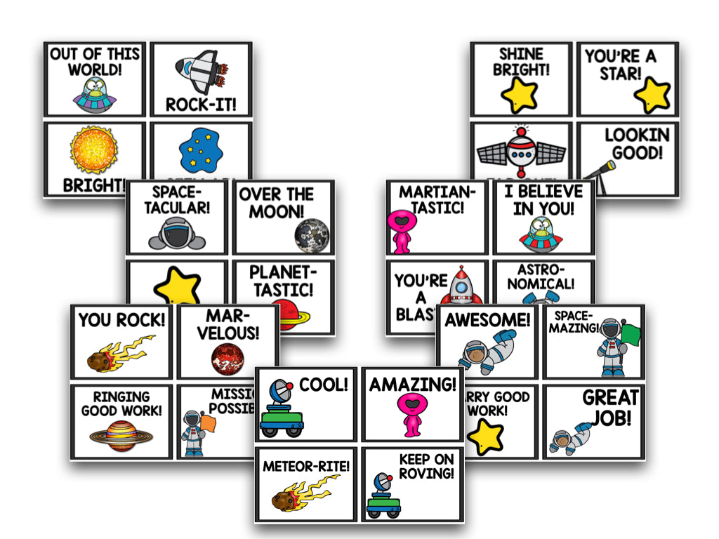 Motivational Signs - Space Theme – The Kindergarten Smorgasboard Online ...