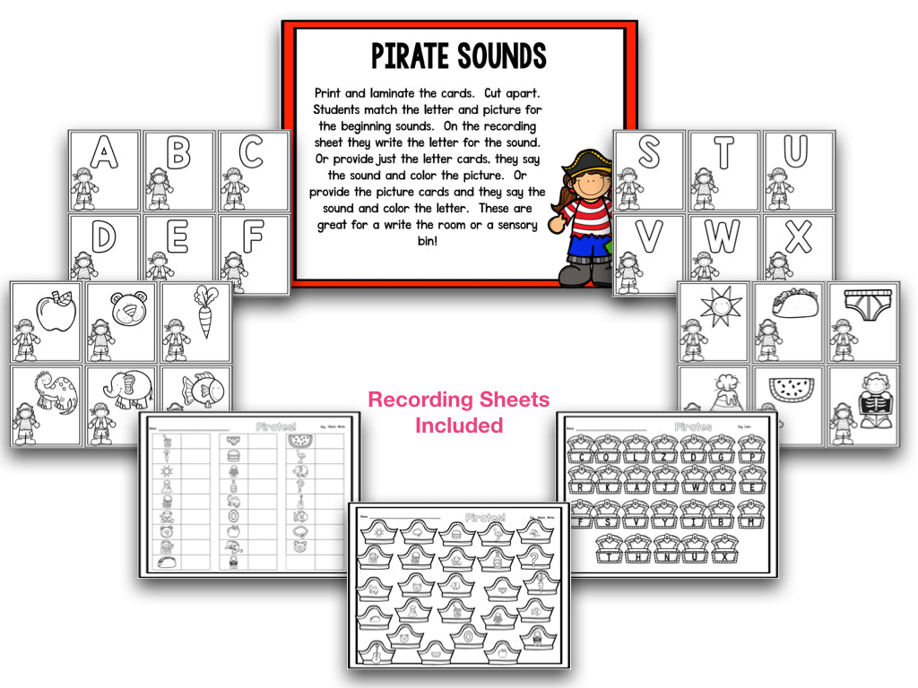Pirate Centers – The Kindergarten Smorgasboard Online Store