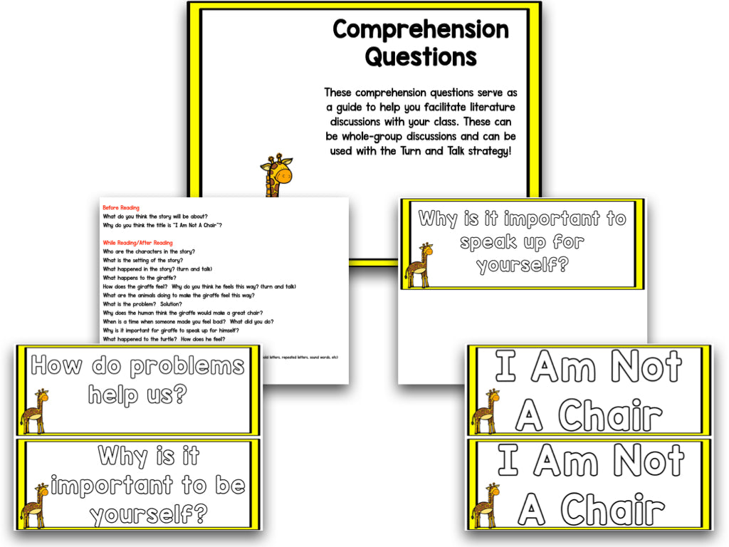 Read It Up! I Am Not A Chair – The Kindergarten Smorgasboard Online Store