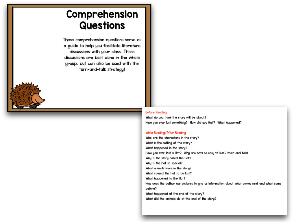 Read It Up! The Hat – The Kindergarten Smorgasboard Online Store