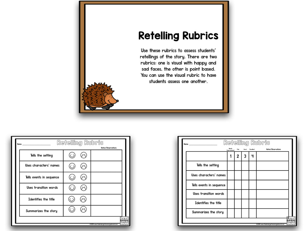 Read It Up! The Hat & The Mitten Bundle – The Kindergarten Smorgasboard ...