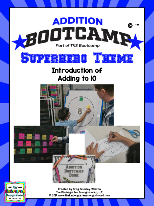 Addition Bootcamp: Adding to 10 (Superhero Theme) – The Kindergarten ...