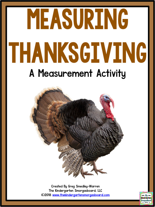 Measuring Thanksgiving – The Kindergarten Smorgasboard Online Store