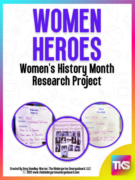 Women's History Research Project – The Kindergarten Smorgasboard Online ...