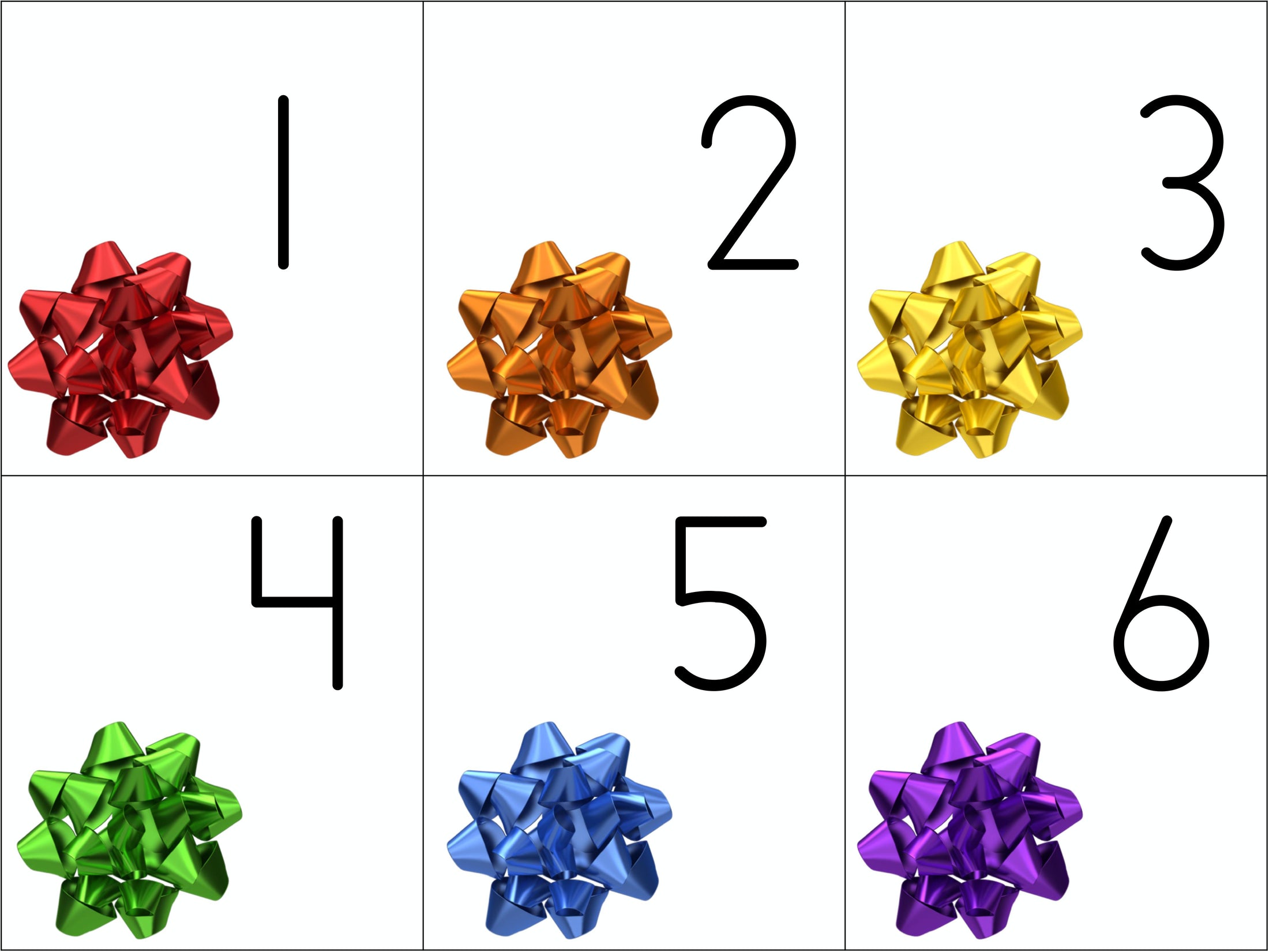 Christmas Bow Counting FREEBIE! – The Kindergarten Smorgasboard Online ...
