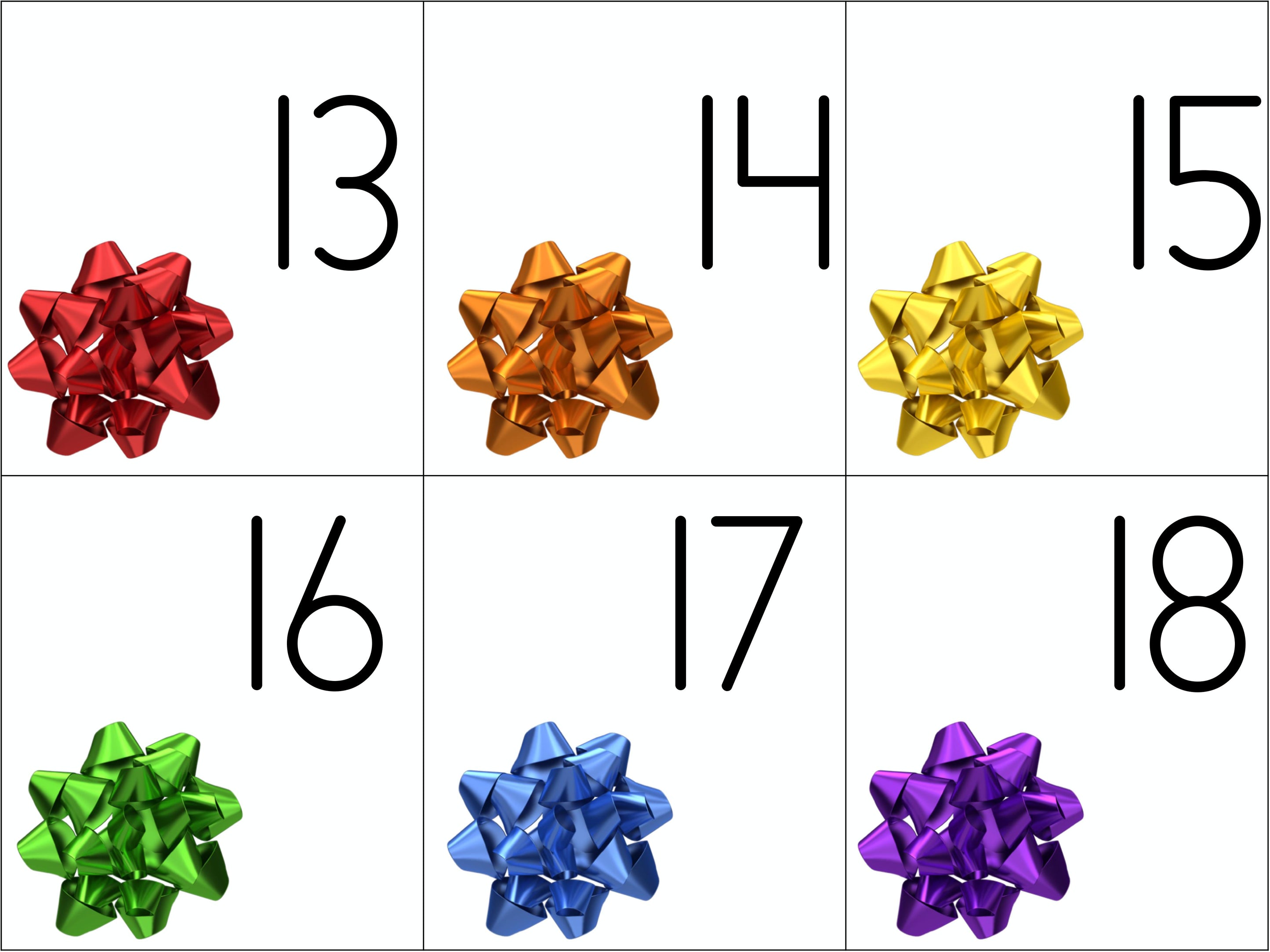 Christmas Bow Counting FREEBIE! – The Kindergarten Smorgasboard Online ...