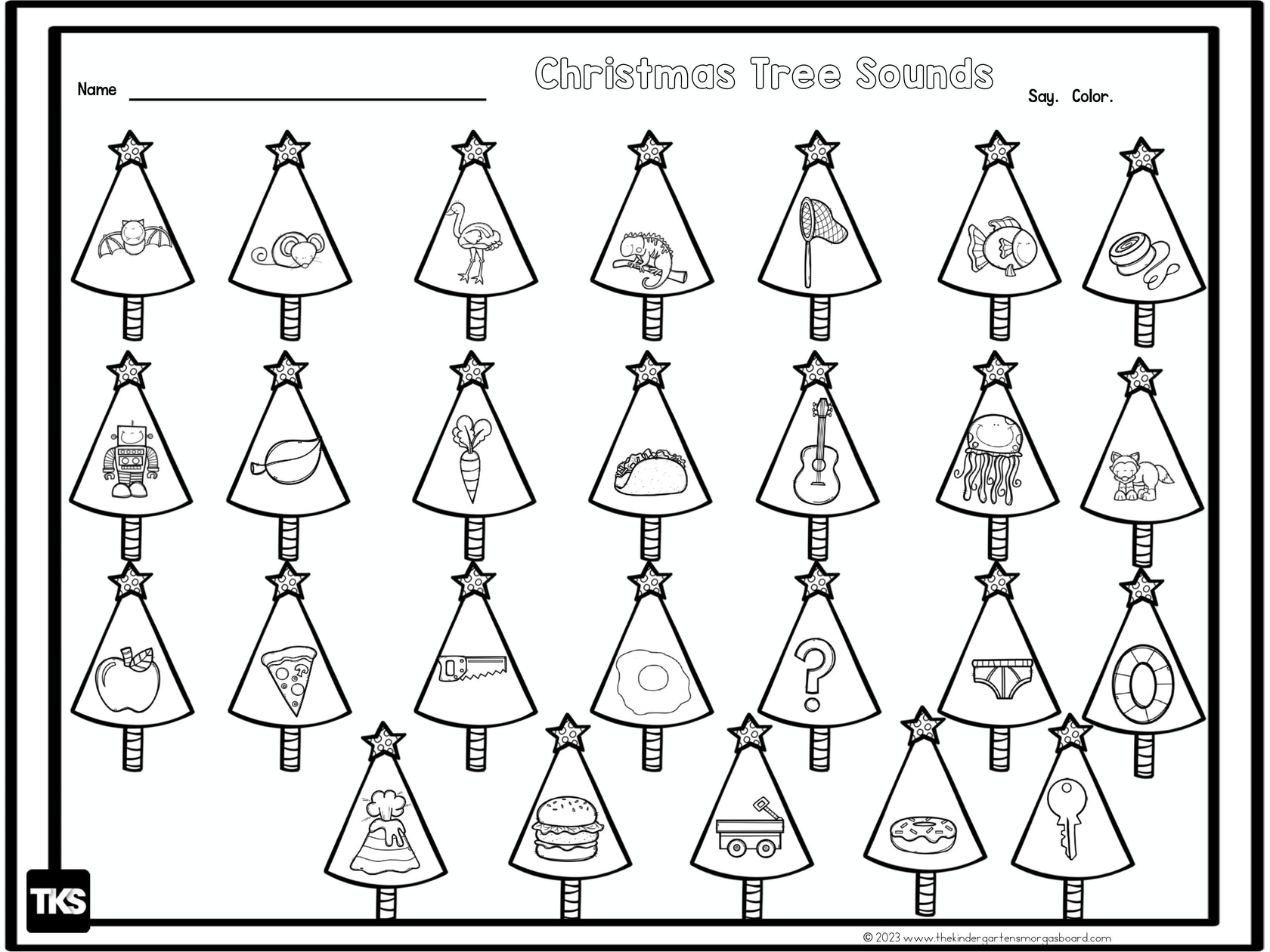 Christmas Tree Sounds FREEBIE! – The Kindergarten Smorgasboard Online Store