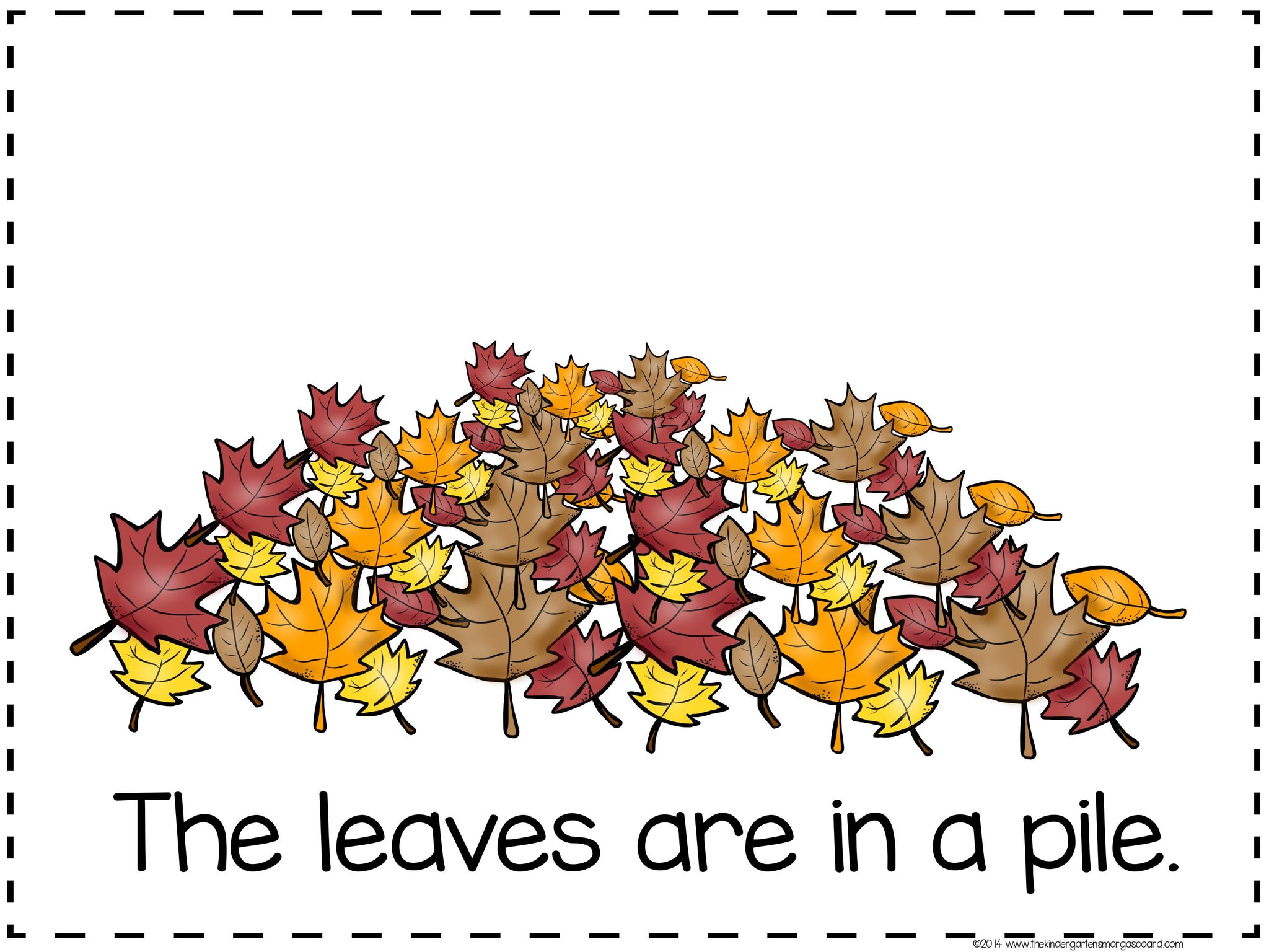The Leaves Are Falling Reader – The Kindergarten Smorgasboard Online Store