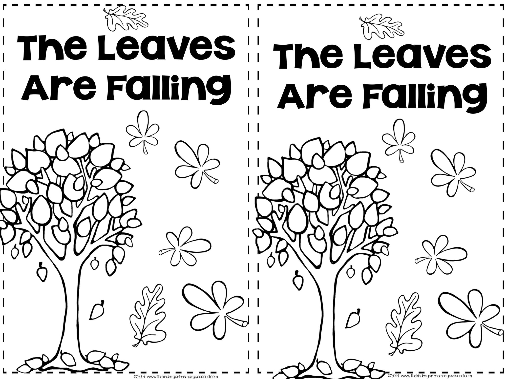 The Leaves Are Falling Reader – The Kindergarten Smorgasboard Online Store