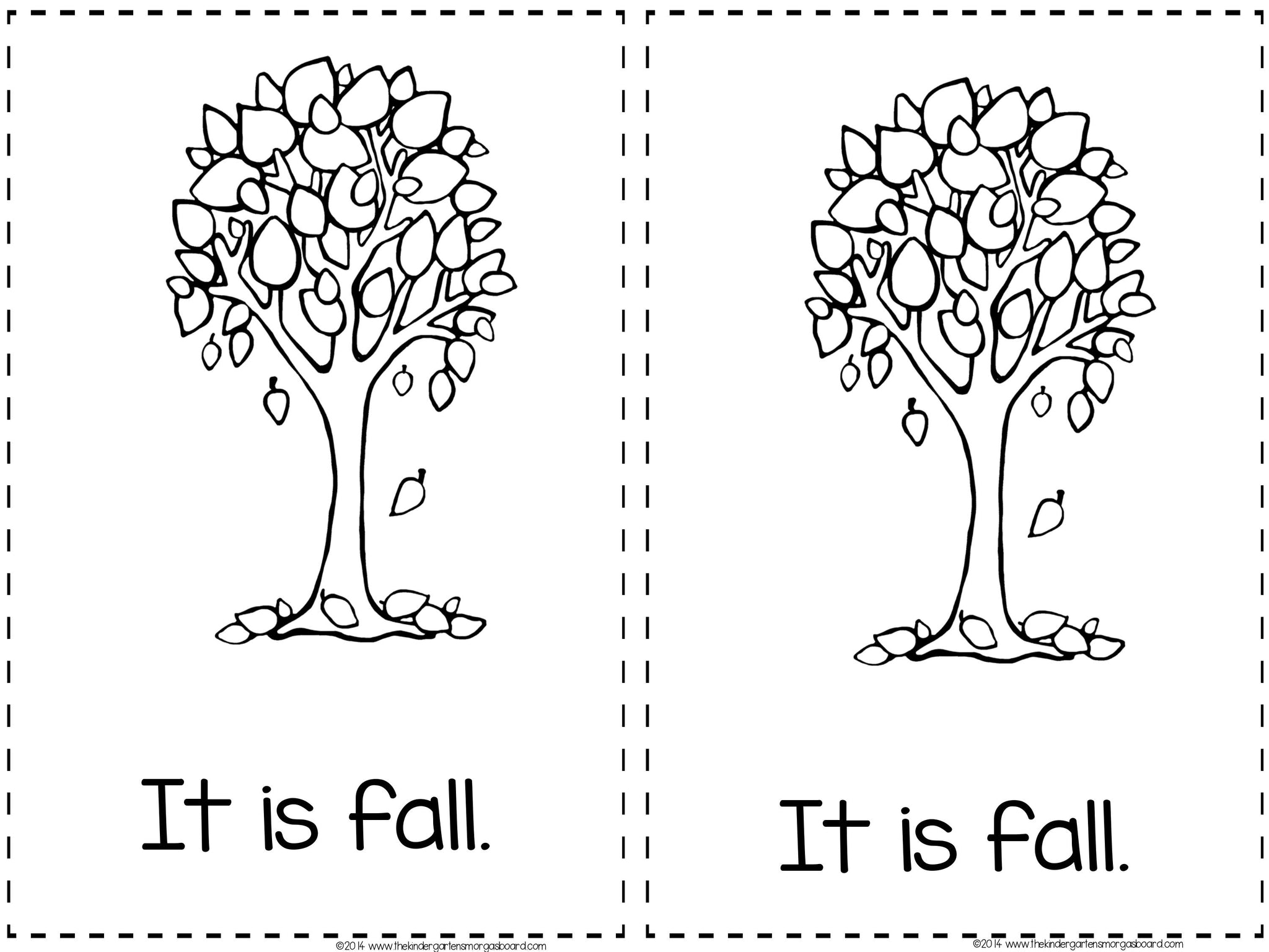 The Leaves Are Falling Reader – The Kindergarten Smorgasboard Online Store