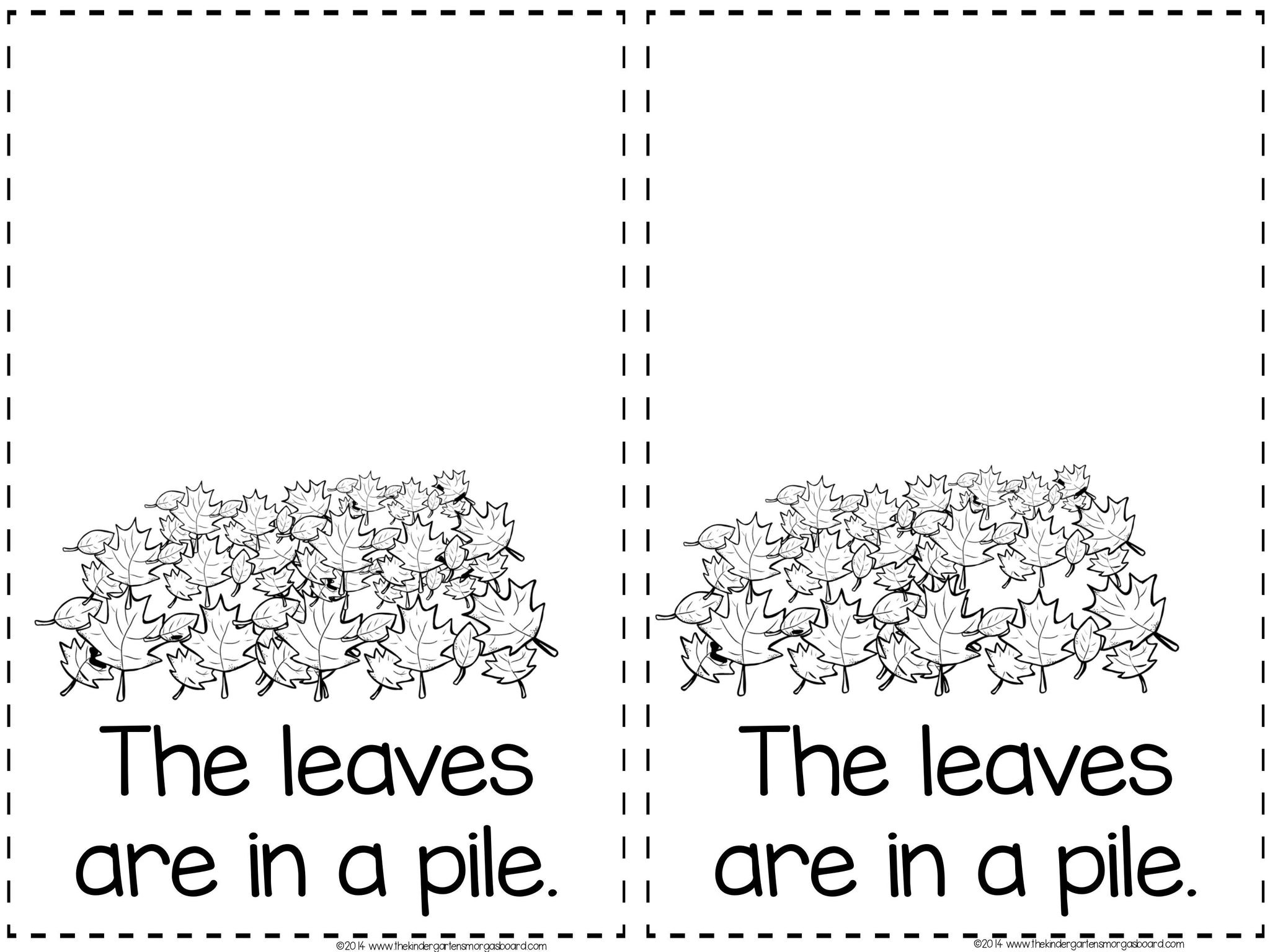The Leaves Are Falling Reader – The Kindergarten Smorgasboard Online Store