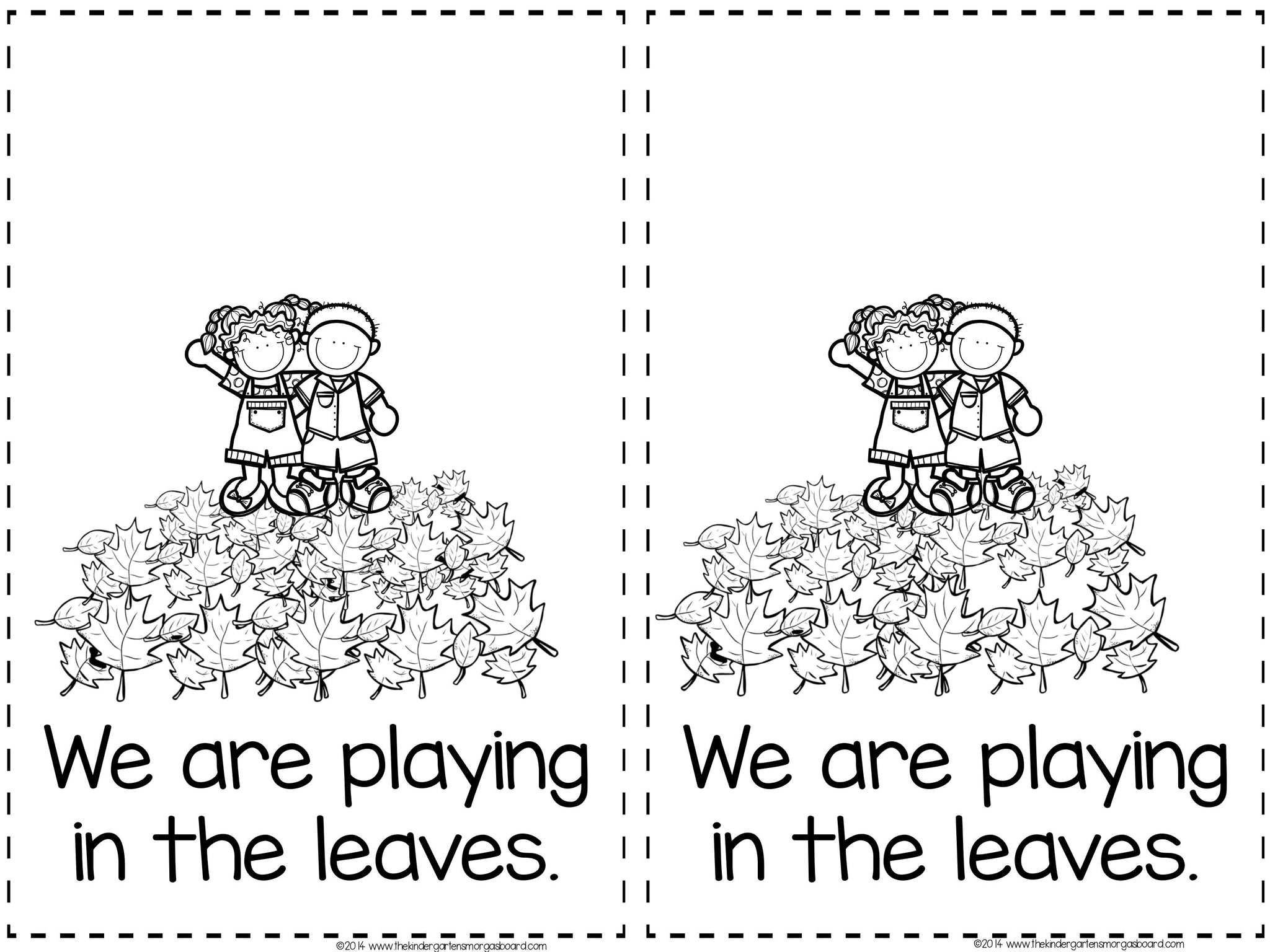 The Leaves Are Falling Reader – The Kindergarten Smorgasboard Online Store