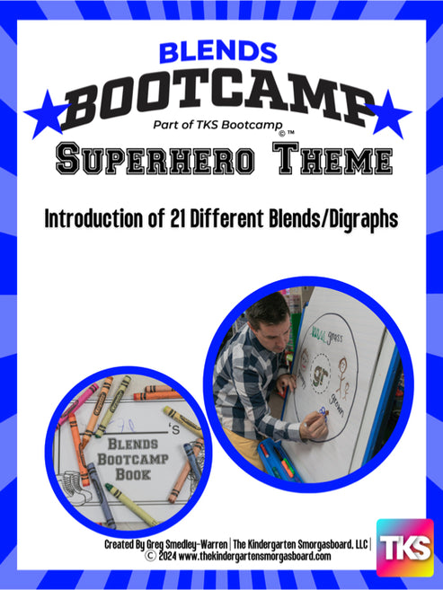 Blends Bootcamp (Superhero Theme) – The Kindergarten Smorgasboard ...
