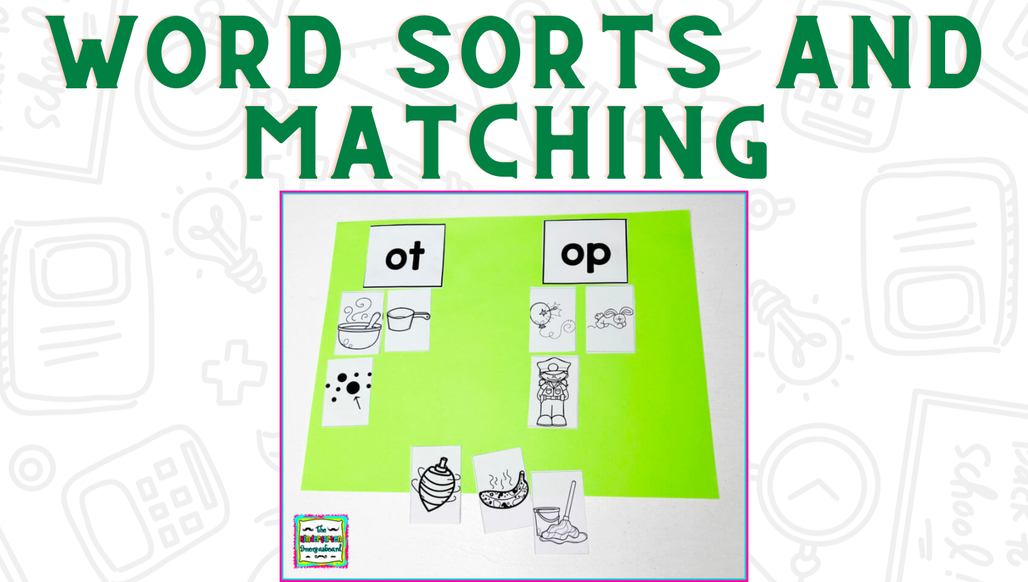 Word Family Bootcamp (No Theme) – The Kindergarten Smorgasboard Online ...