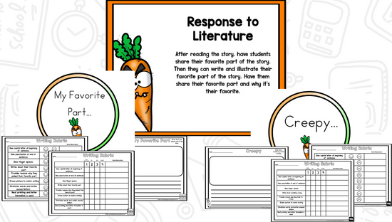 Creepy Carrots - Reading Comprehension Strategies & Activities - Read ...