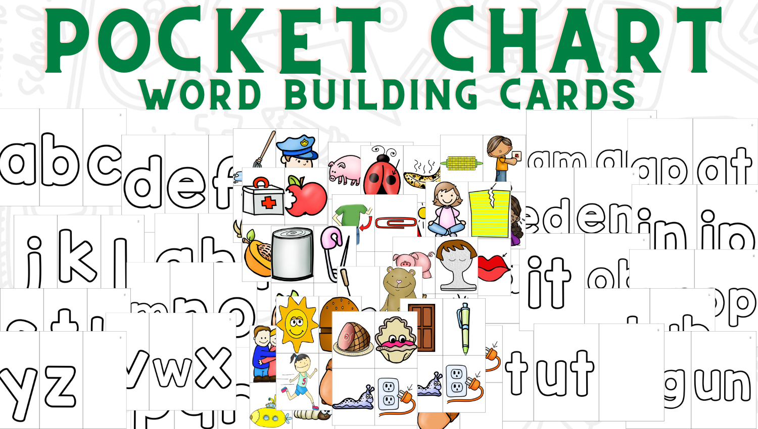 Word Family Bootcamp (No Theme) – The Kindergarten Smorgasboard Online ...