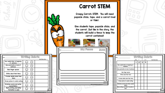 Creepy Carrots - Reading Comprehension Strategies & Activities - Read ...
