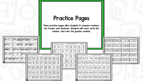 Math It Up! Comparing Numbers (Greater Than/Less Than) – The ...
