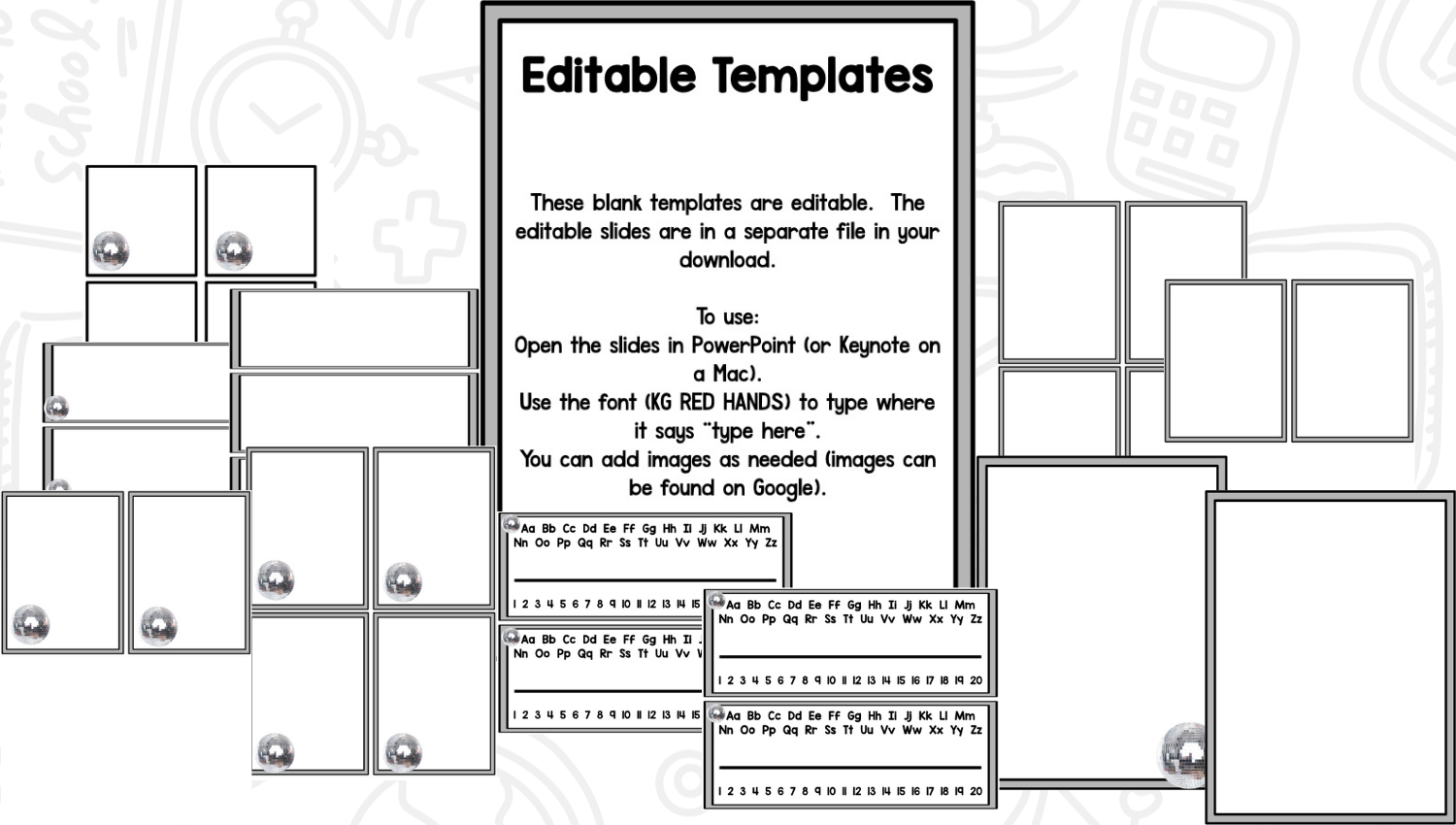Disco Ball Classroom Set Decor – The Kindergarten Smorgasboard Online Store
