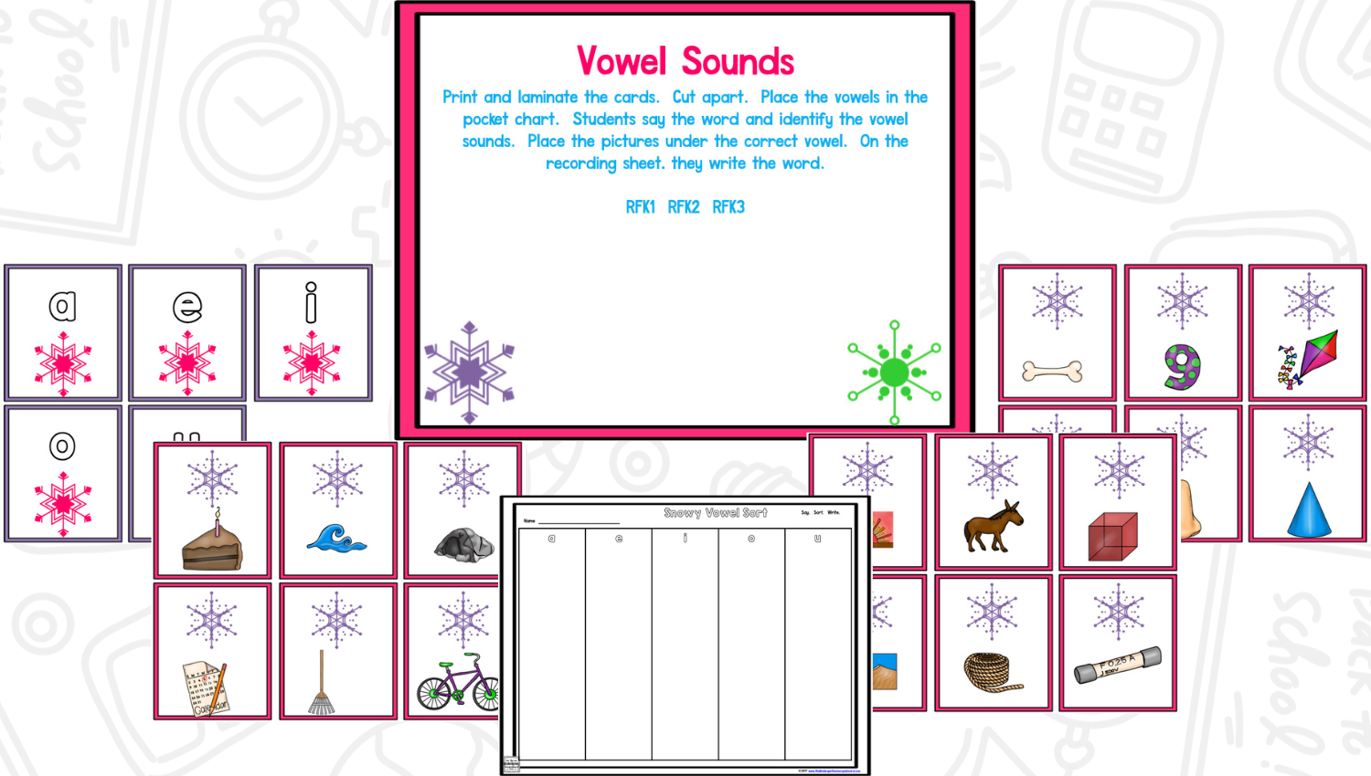 Snow! A Winter Math and Literacy Unit – The Kindergarten Smorgasboard ...