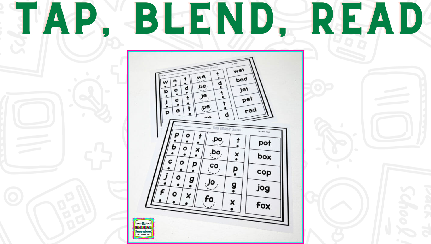 Word Family Bootcamp (No Theme) – The Kindergarten Smorgasboard Online ...