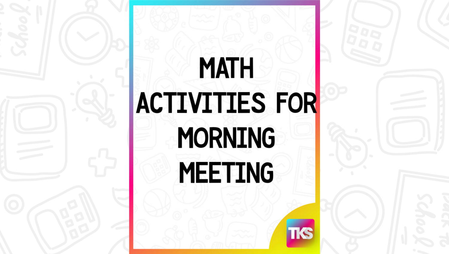 Morning Messages BUNDLE! – The Kindergarten Smorgasboard Online Store