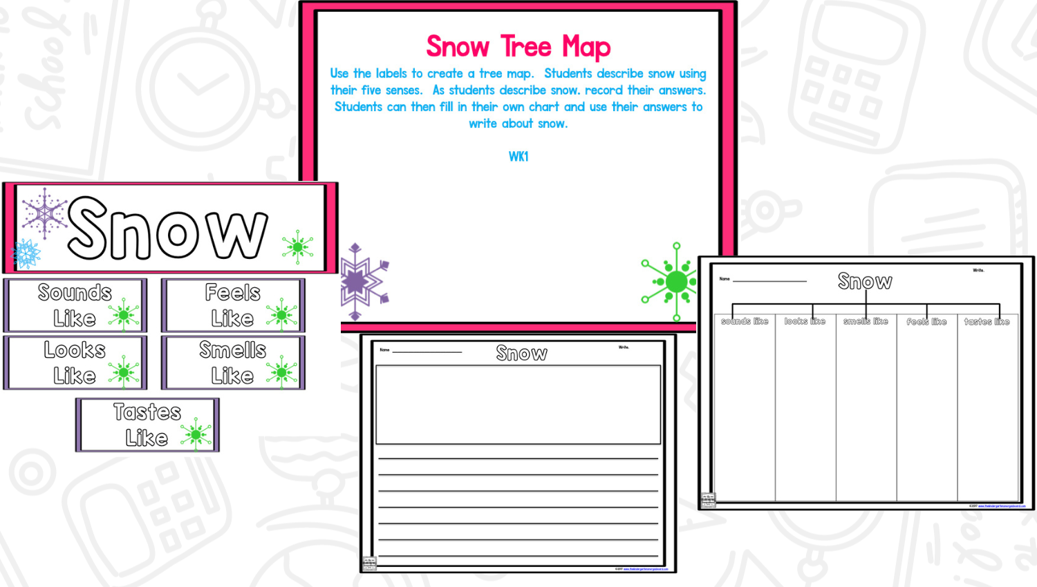Snow! A Winter Math and Literacy Unit – The Kindergarten Smorgasboard ...