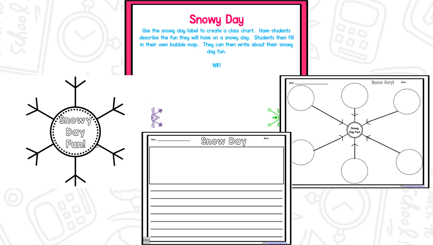 Snow! A Winter Math and Literacy Unit – The Kindergarten Smorgasboard ...