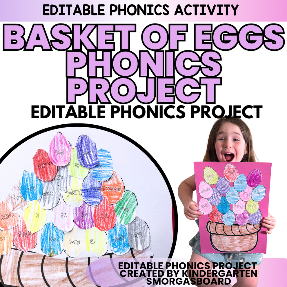 Basket of Eggs Phonics Project - Easter Activities And Spring Activiti ...