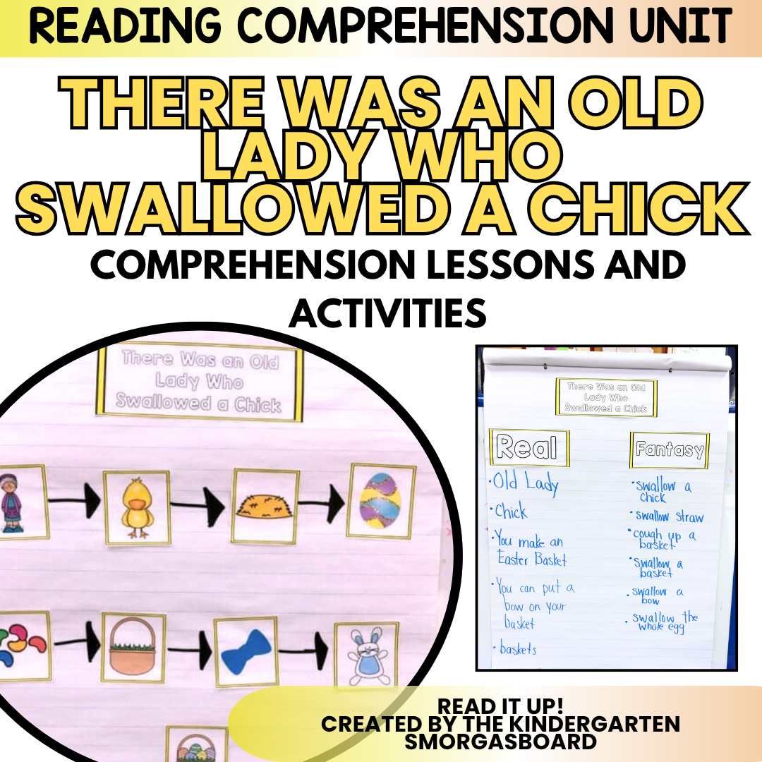 Spring Reading Comprehension: There Was an Old Lady Who Swallowed a Ch ...